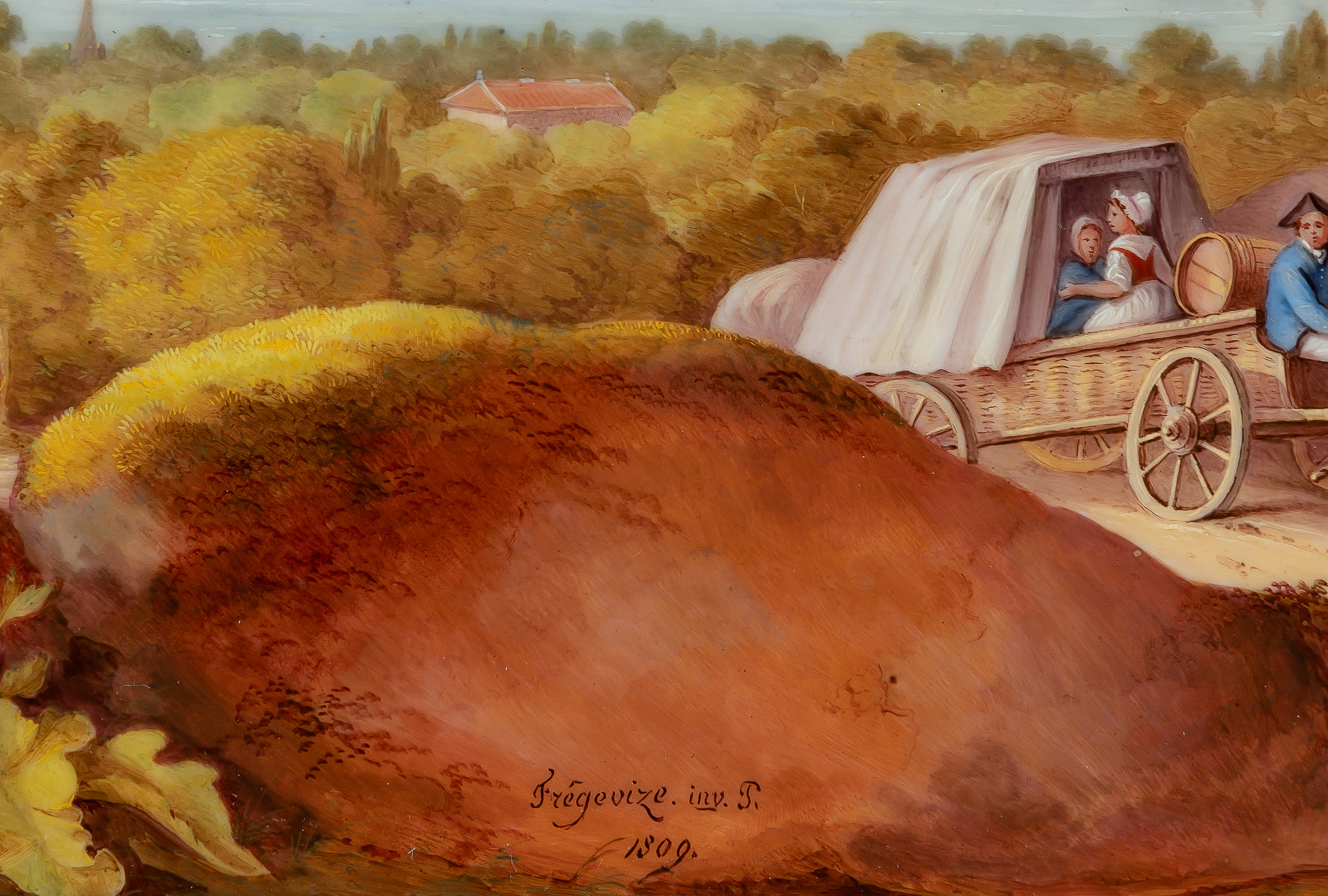 Lot 194 - Continental Porcelain Topographical