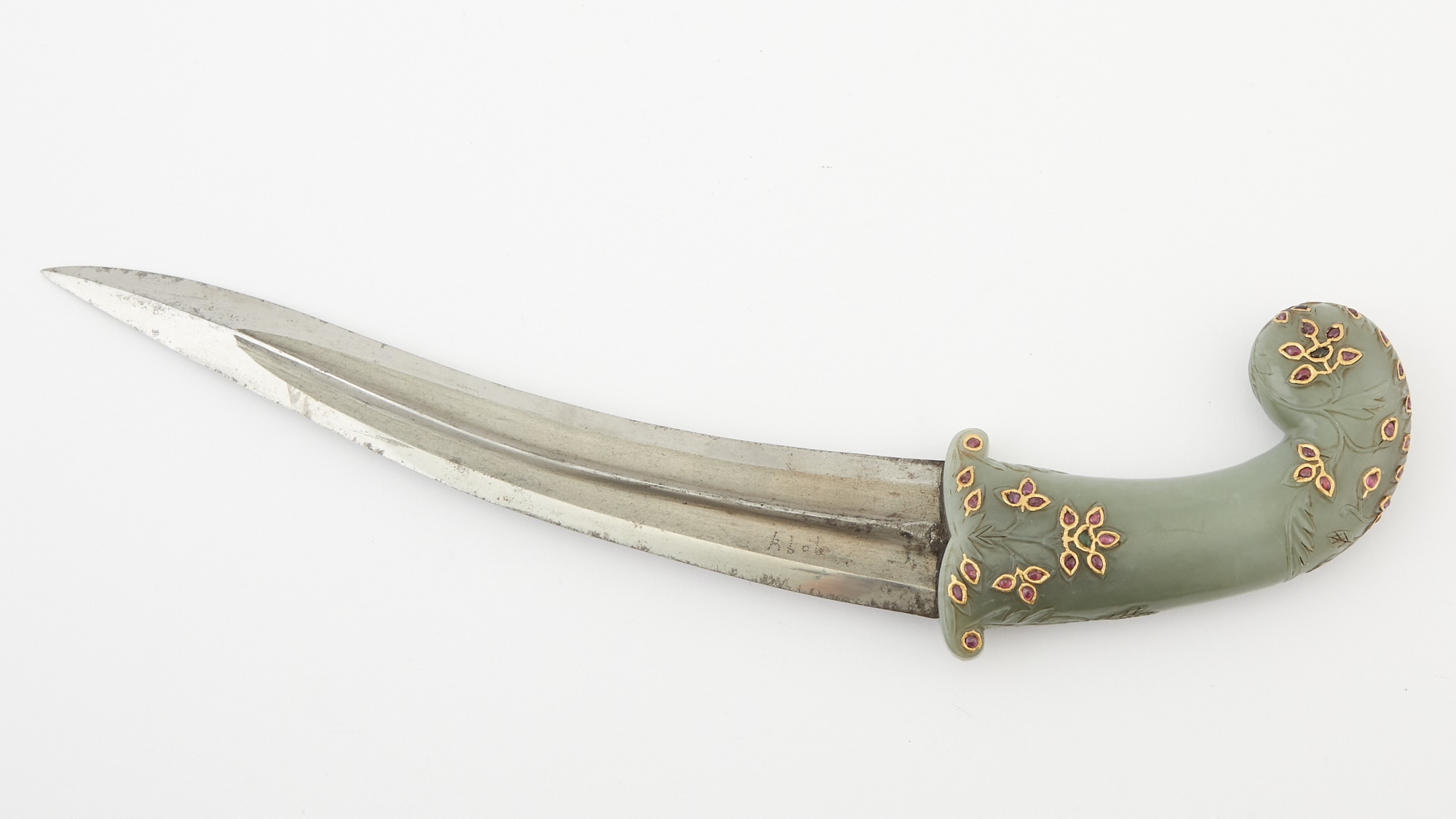 Lot 121 - Indian Mughal Jade Dagger