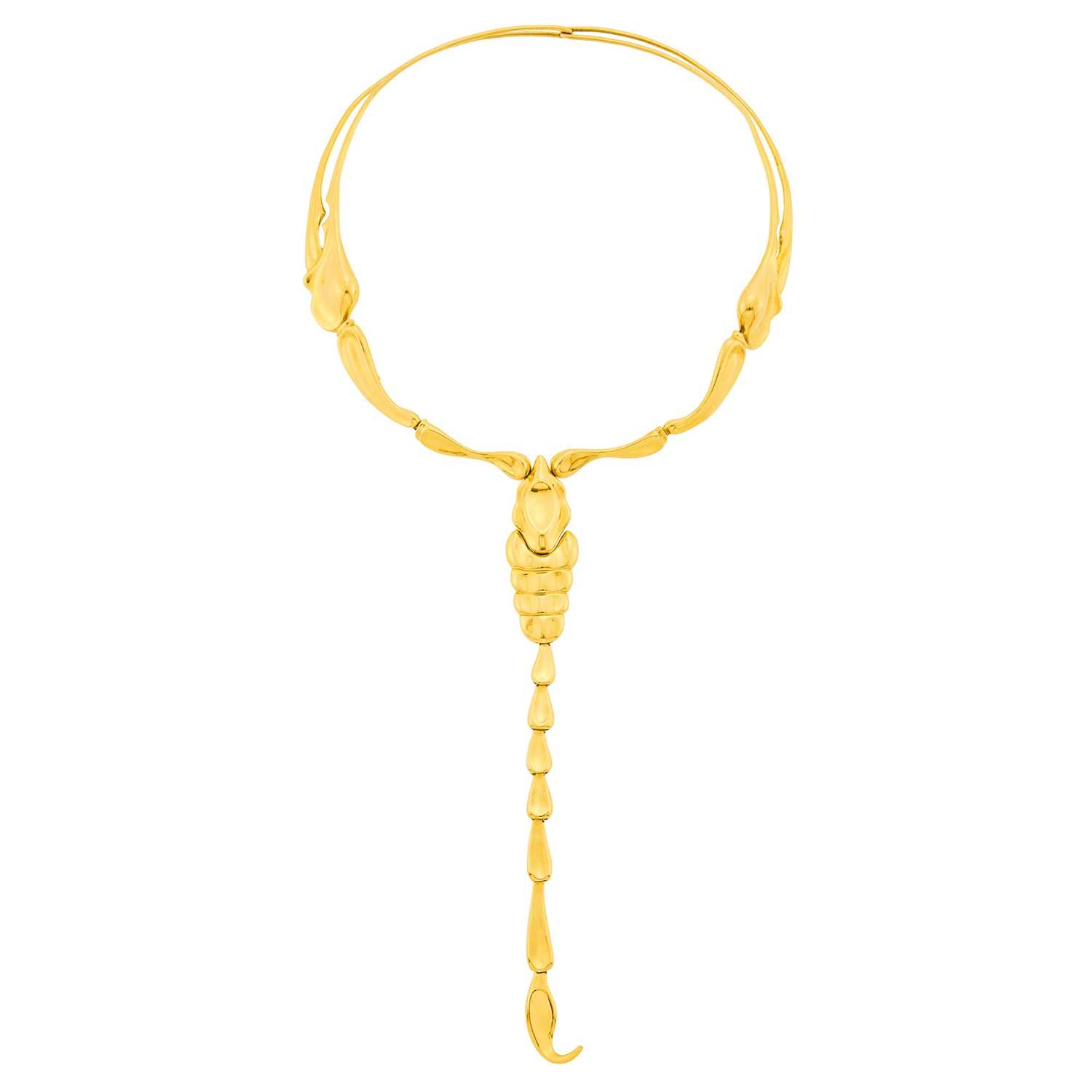 Lot 37 - Tiffany & Co., Elsa Peretti Gold 'Scorpion'